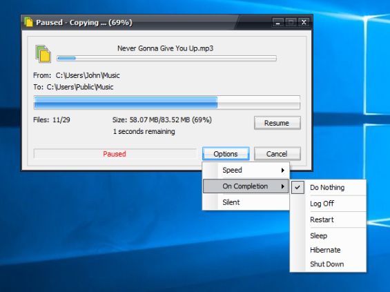 Automatically Shut Down Computer After Copying Files In Windows Conceptworlds Blog
