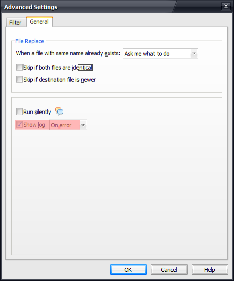 Show error log after copying files in Windows – Conceptworld's Blog