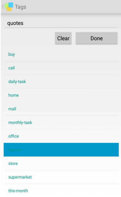 Android app: Manage sticky notes on your phone by tagging them using ...