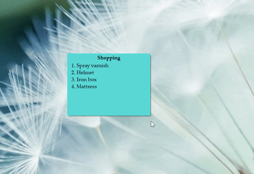 Create Floating Text Or Picture Widgets On Windows Desktop Using Sticky