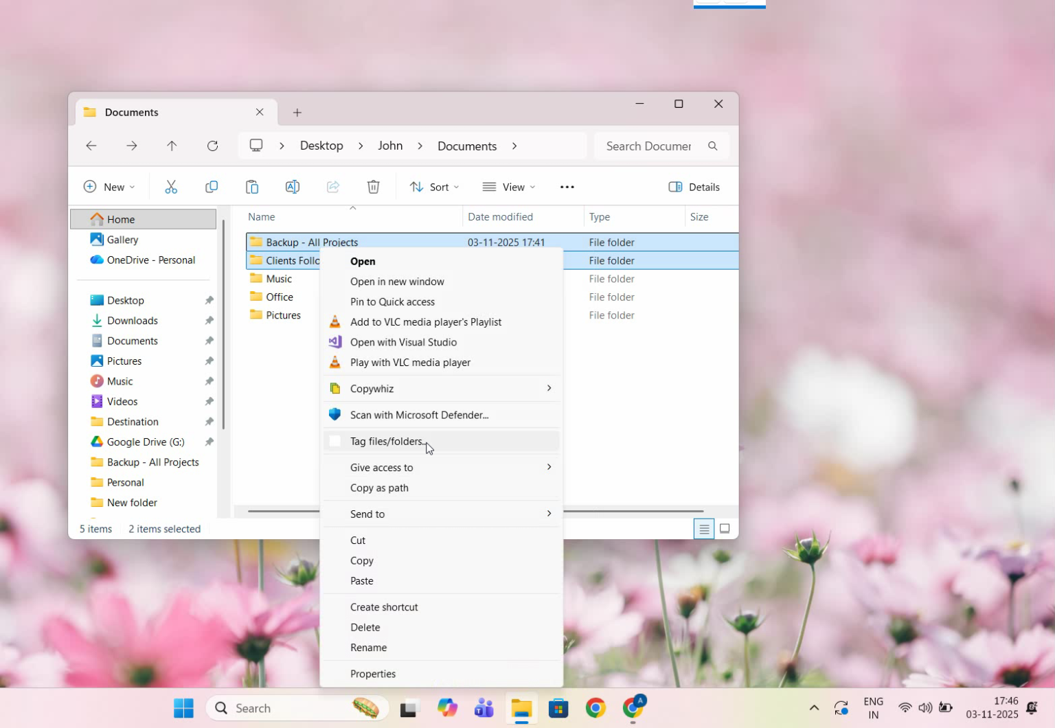 Tag files and folders directly from Windows File Explorer using Filezo ...